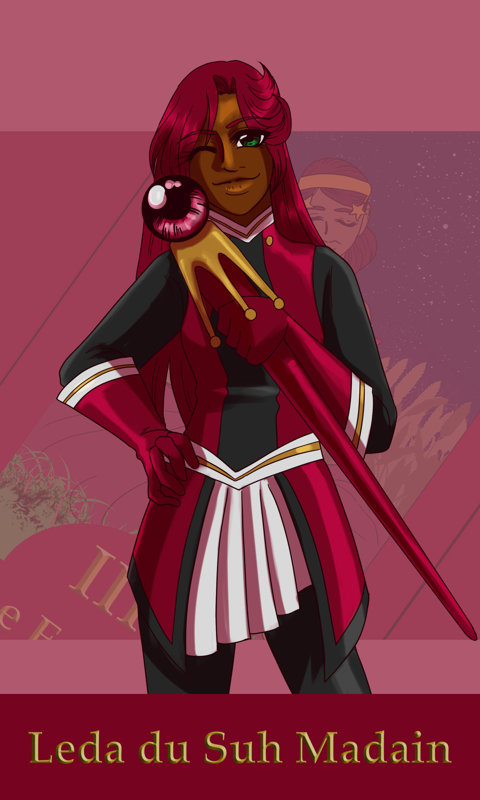 Leda Character Card – The Electric Rose